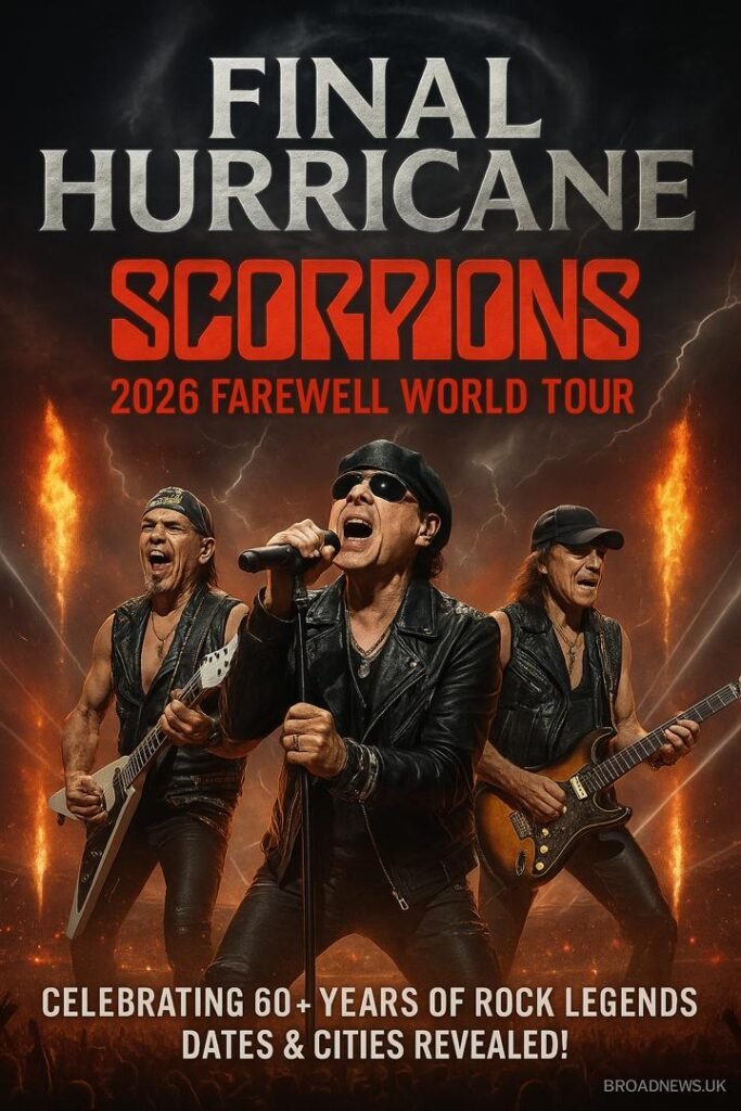 FINAL HURRICANE: Scorpions Announce Final Farewell World Tour 2026 ...