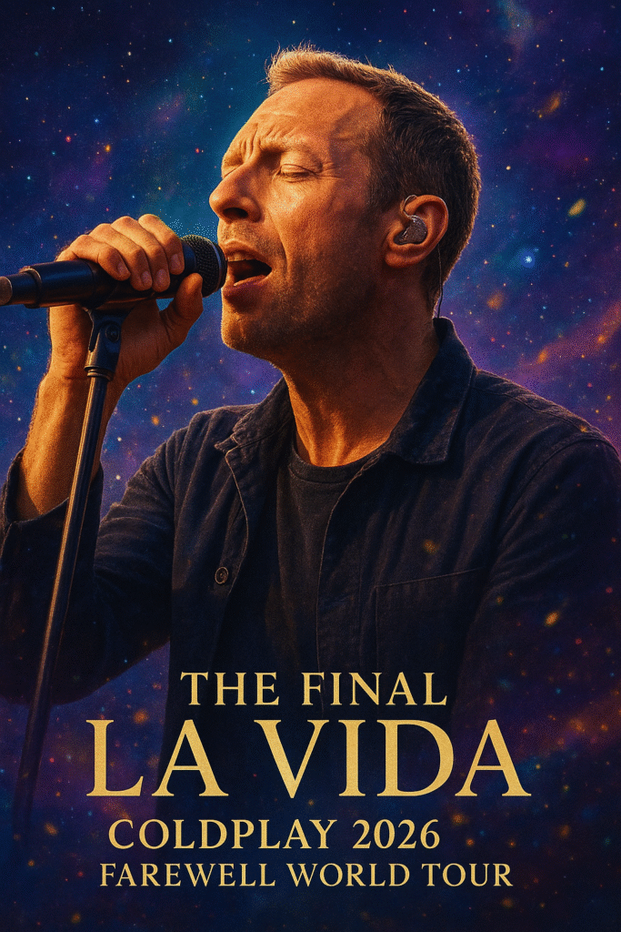 The Final La Vida: Coldplay Announces 2026 Farewell World Tour — One Last Dance Beneath the ...